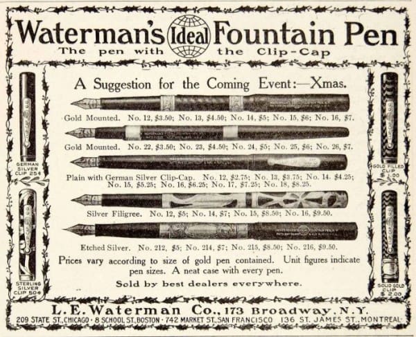 Learn from Vintage Pen Ads - ThePenMarket.com